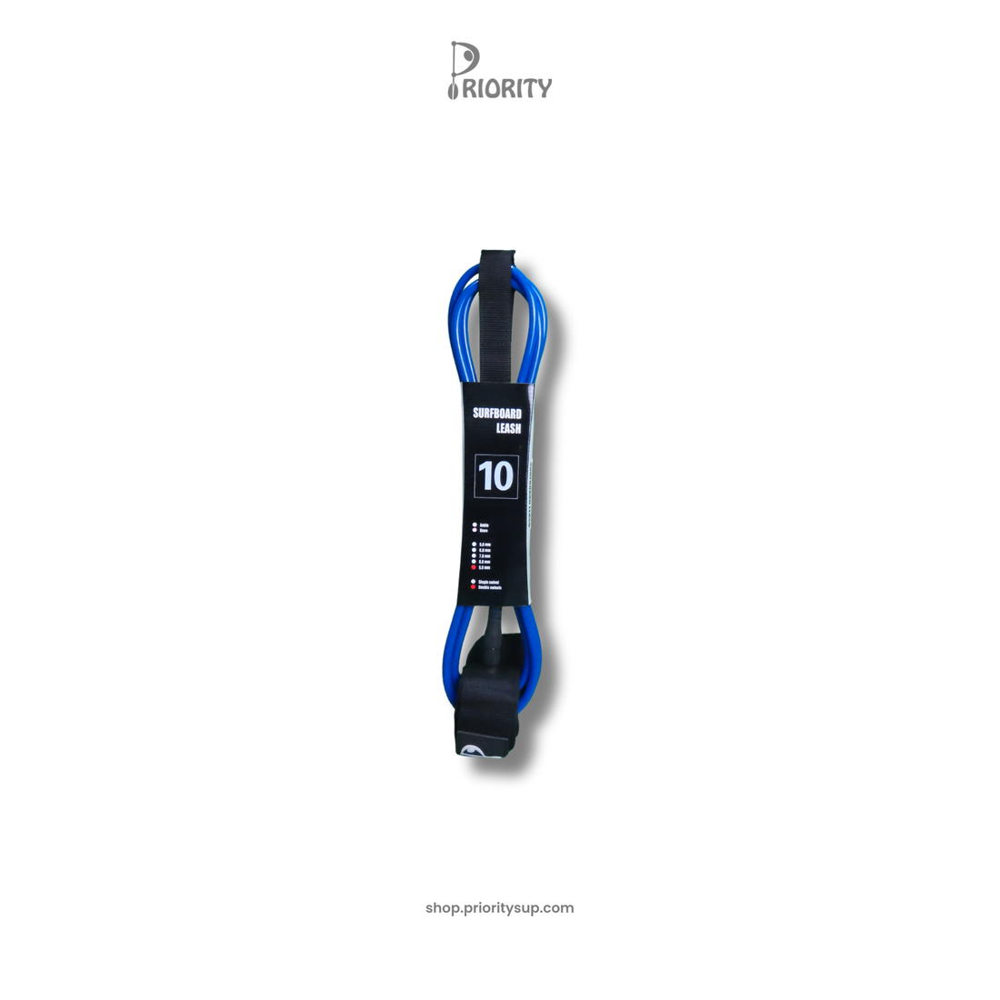 Priority Calf Cuff Straight Leash 10FT x 9.0mm – Premium SUP Straight ...